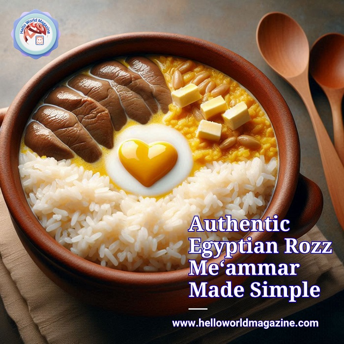 Authentic Egyptian Rozz Meʻammar Made Simple - Hello World Magazine